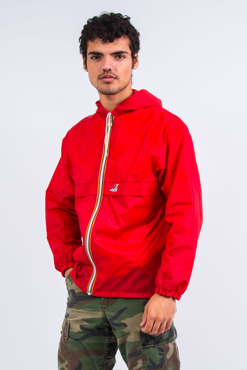 Vintage Red K-Way Waterproof Jacket – The Vintage Scene